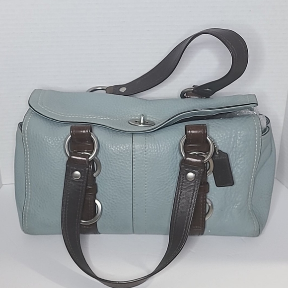 Bags | Coach Robins Egg Blue Purse | Poshmark